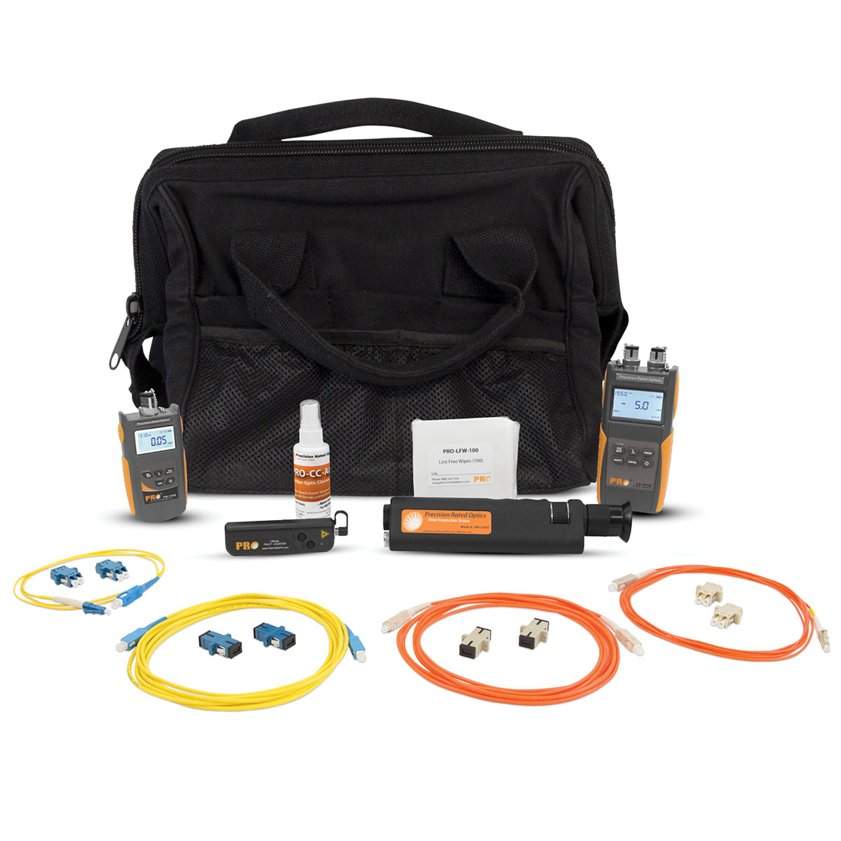 Optical Loss Test KitGo-Kit #3 (SM/MM) – FiberOptics.com