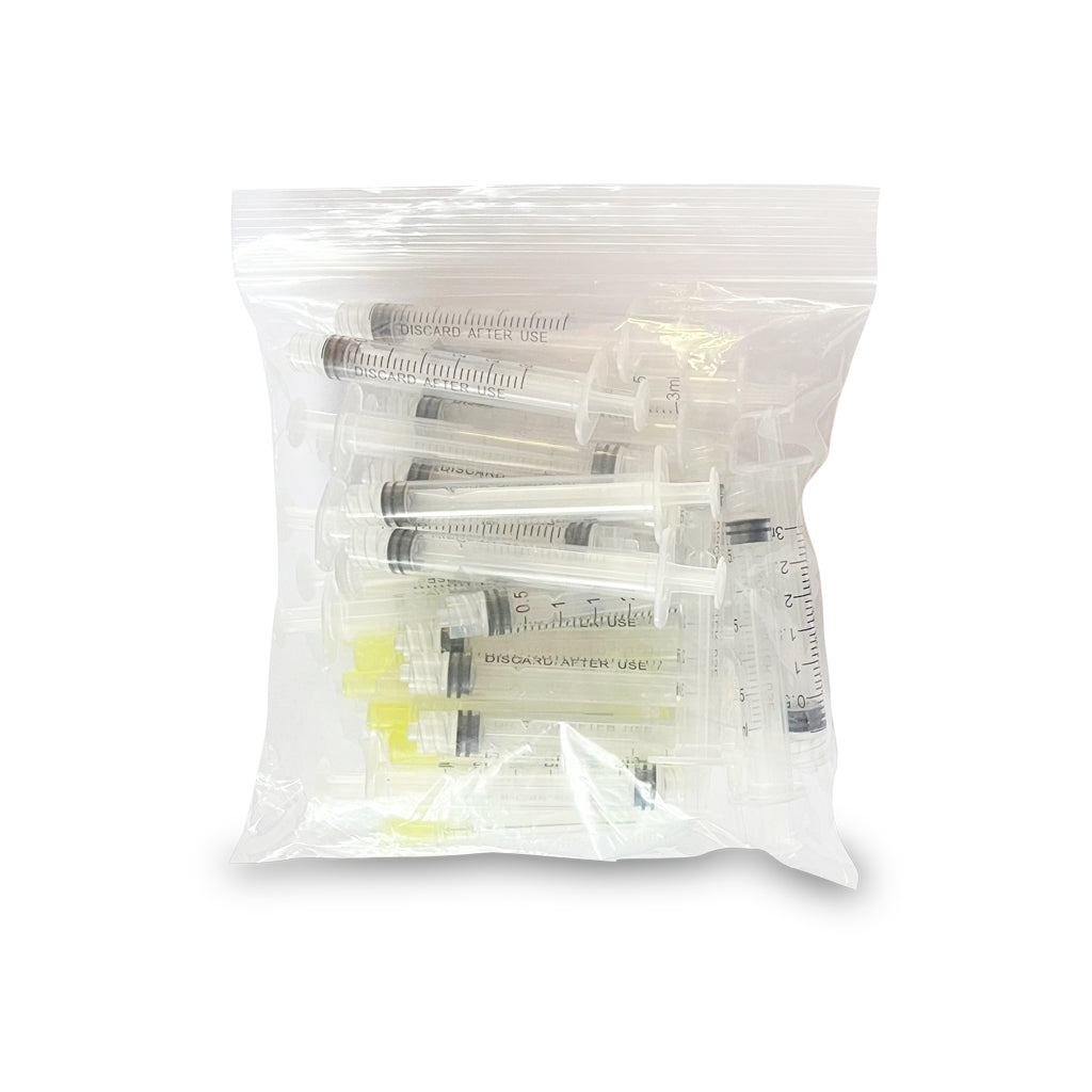 Empty Syringe w/.9mm Needle (25 pk) – FiberOptics.com